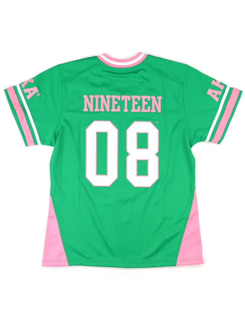 NEW! AKA "Nineteen" Pink Football Jersey – CollectiblesandMoreTX